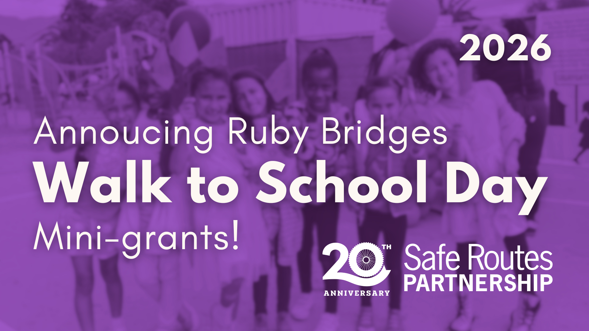 2026 Ruby Bridges Walk to School Day Mini-Grant Preview | Safe Routes ...